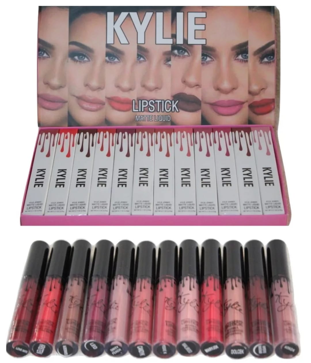 Set 12 labiales Kylie